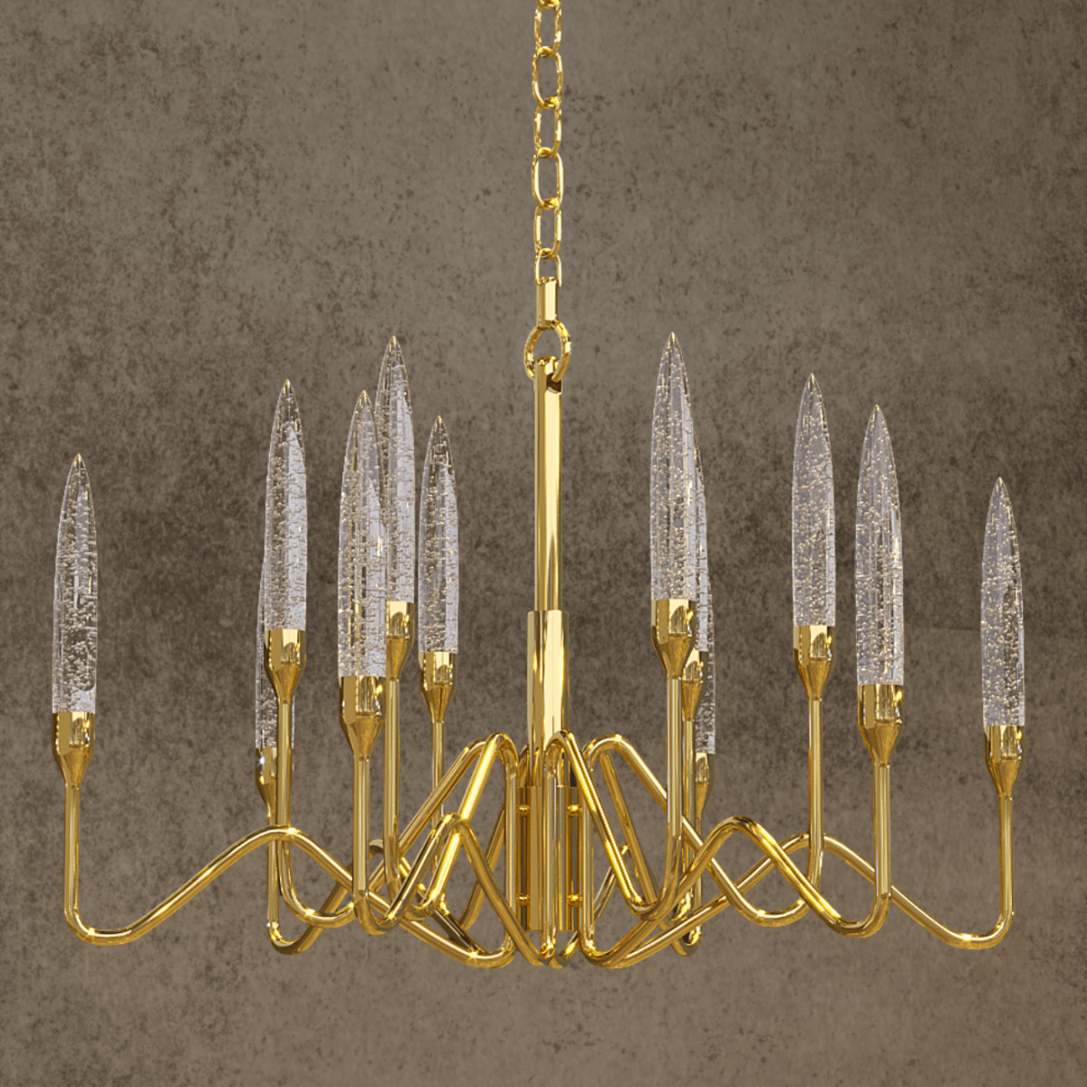 Luce di Roma Theia – Luxury Gold & Crystal Chandelier – HDLS Lighting Ltd
