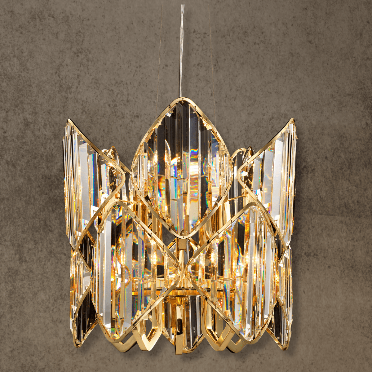 Solaris Azara Luxury Crystal Pendant | HDLS Lighting – HDLS Lighting Ltd